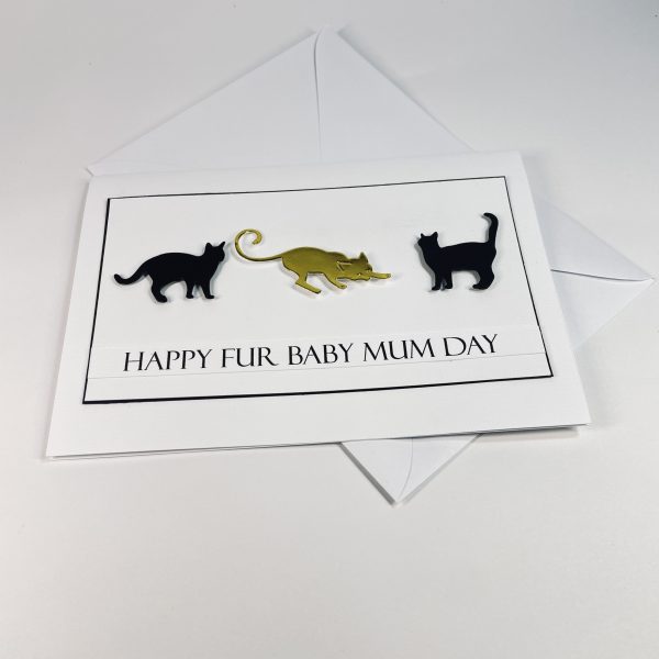 Card: Happy Cat Mother's Day for pet mum - Tauranga Calligraphy, Art ...