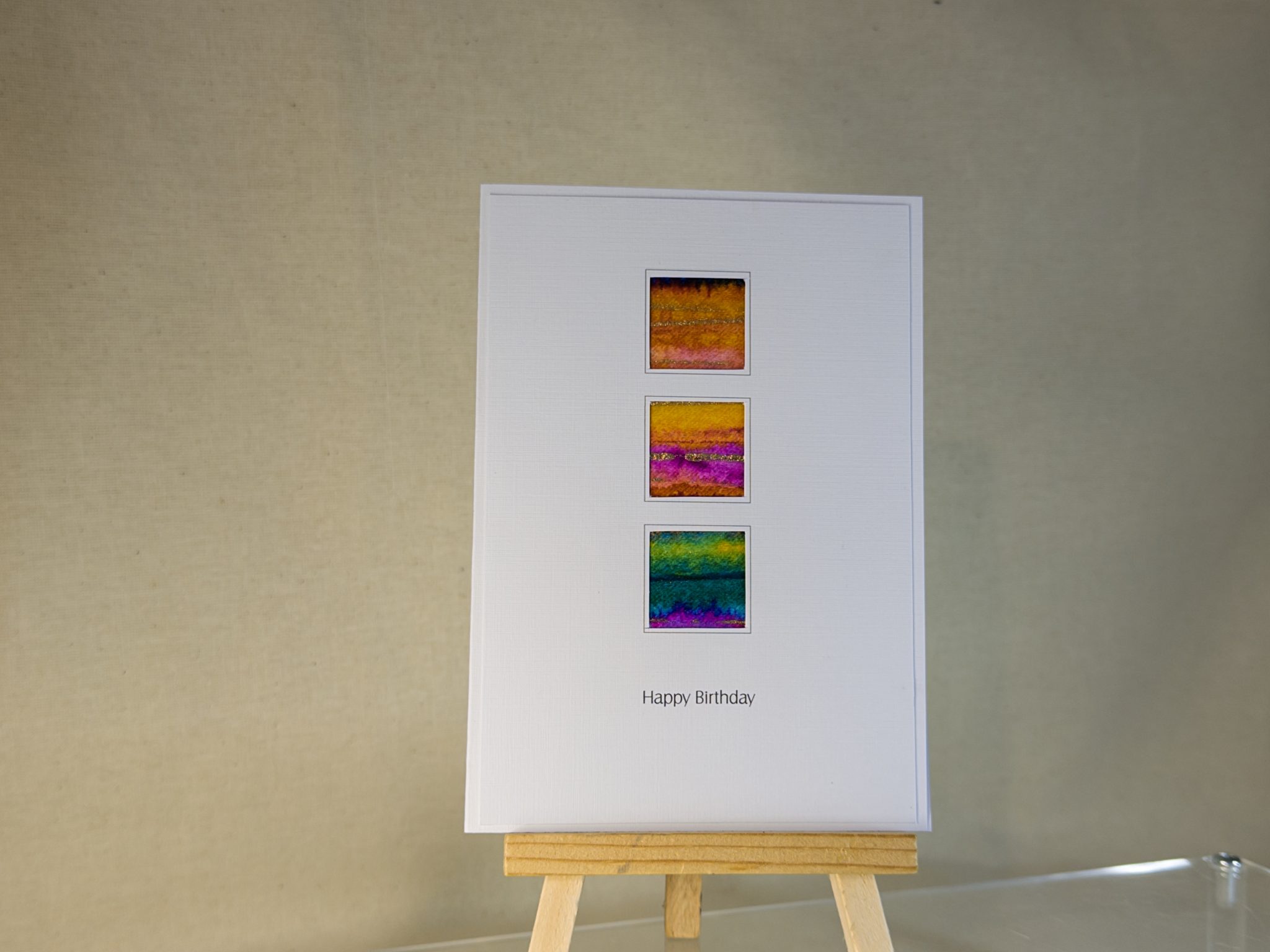 Hand Painted Birthday Card